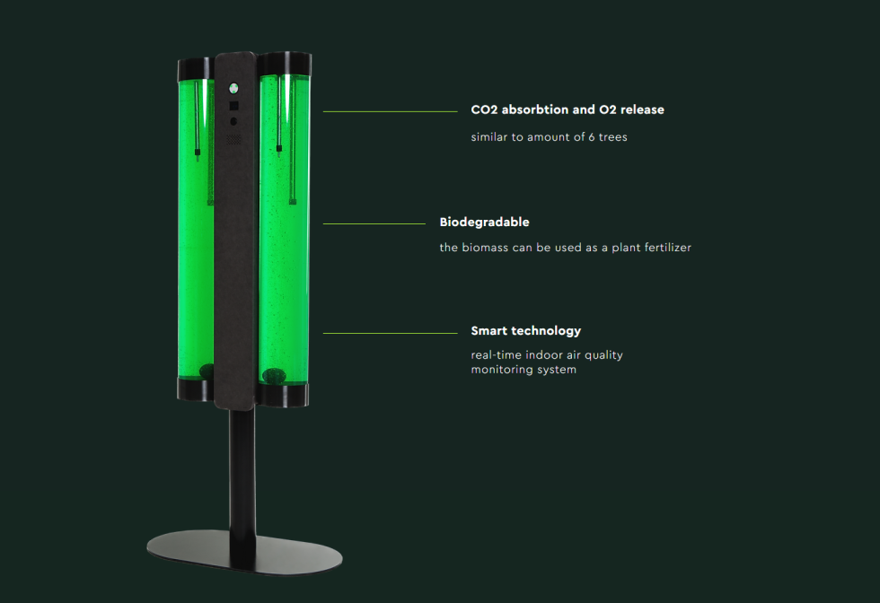 Improving indoor air quality – Algae Tree | Latvian Startup Association ...